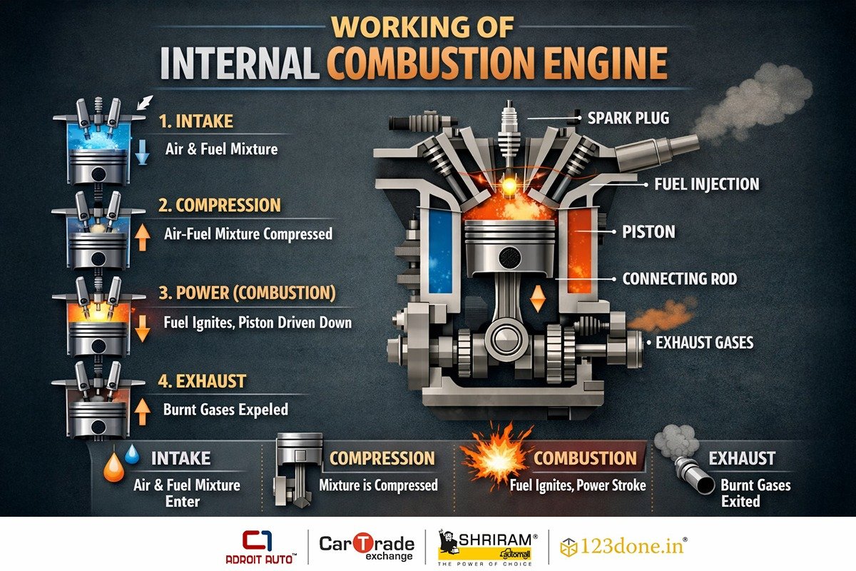 Internal Combustion Engine (ICE): Definition, Types, Classification ...